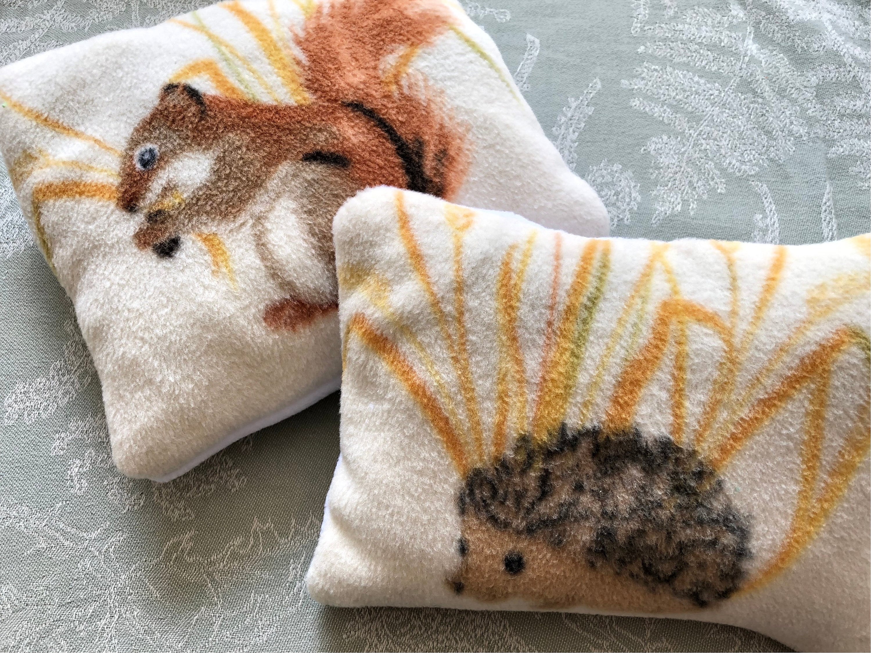 Large Autumnal Chin Rest Pillow Buddy - Squirrel / Hedgehog – Chirping ...